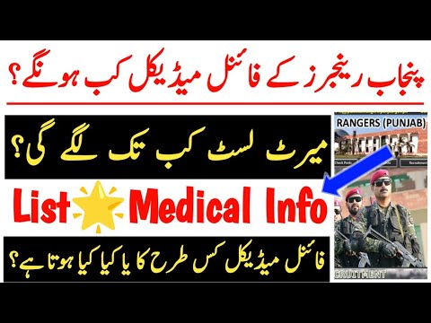 Punjab Rangers Soldier Final Medical Update 2024 | Pakistan Rangers ...