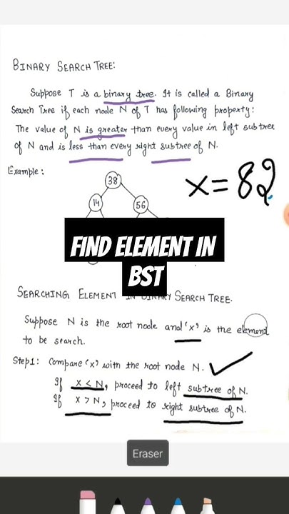 Find Element In Binary Search Tree Shorts Short Daa Binarysearchtree Datastructures