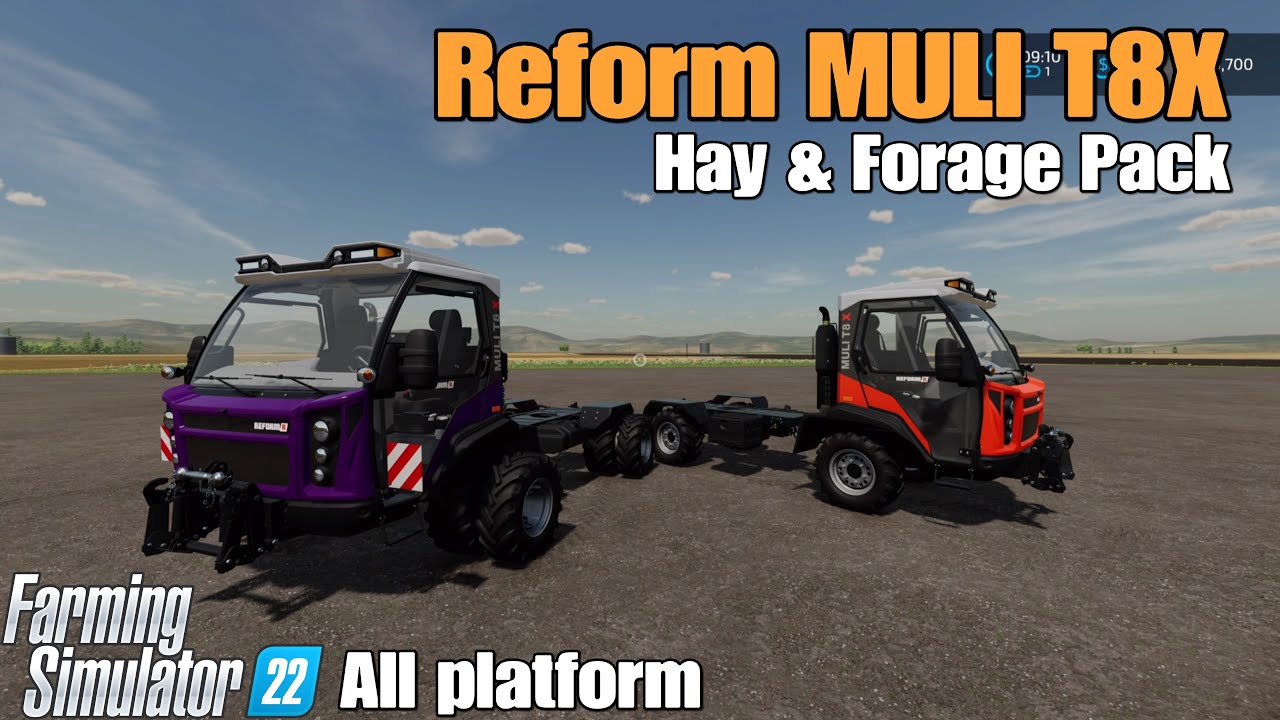 Reform MULI T8X / Hay & Forage Pack DLC for FS22 - YouTube