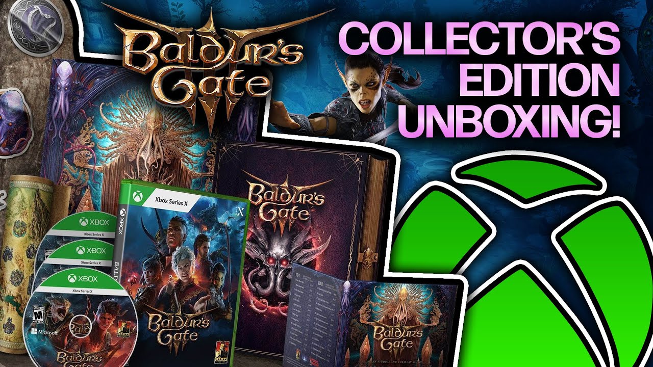 BG3 Xbox Deluxe Unboxing - A Year of Waiting Paid Off? - YouTube