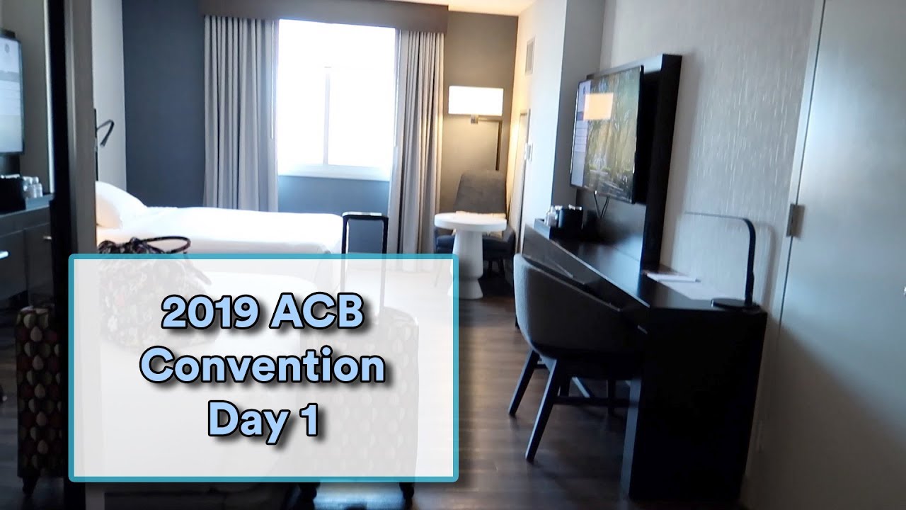 2019 ACB Convention, Day 1 | Traveling to New York + hotel Room tour ...