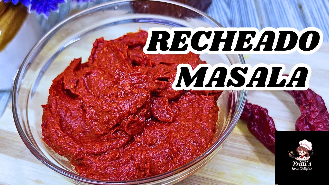 How To Make Goan Recheado Masala Recipe | Fish Masala Recipe | Goan ...