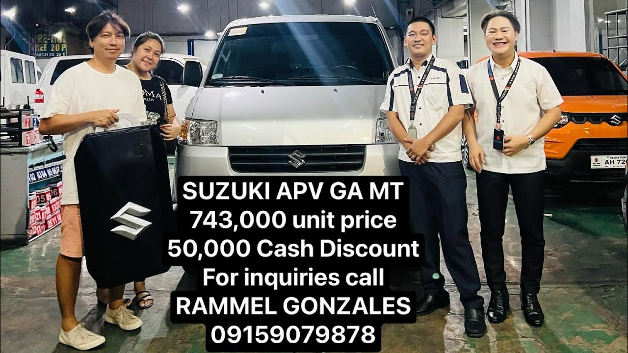 MURANG PANG NEGOSYO NA SULIT ANG PERA MO SA PAG BILI NG SUZUKI APV GA ...