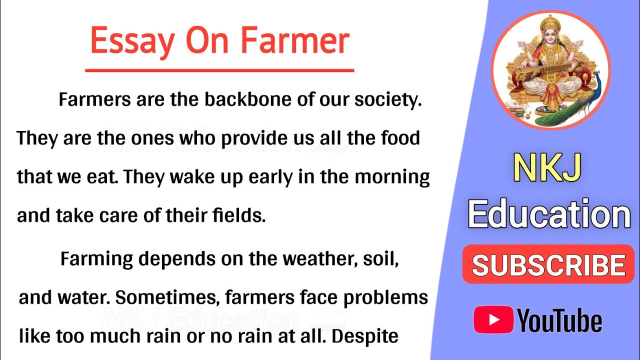 Essay on Farmer in English | Farmer Essay in English | Paragraph on ...
