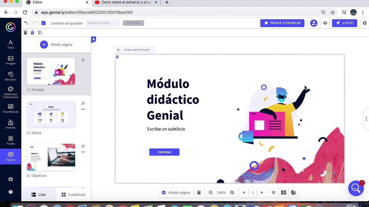 Video tutorial 6 - Crear un módulo didáctico con Genially - YouTube