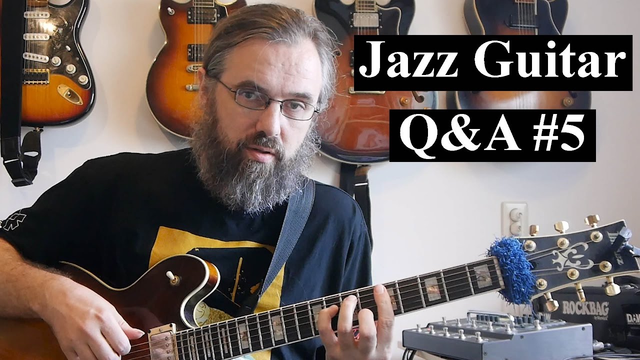 Jazz Guitar Q&A #5 - Slash chord inversions, Long 8th note lines ...
