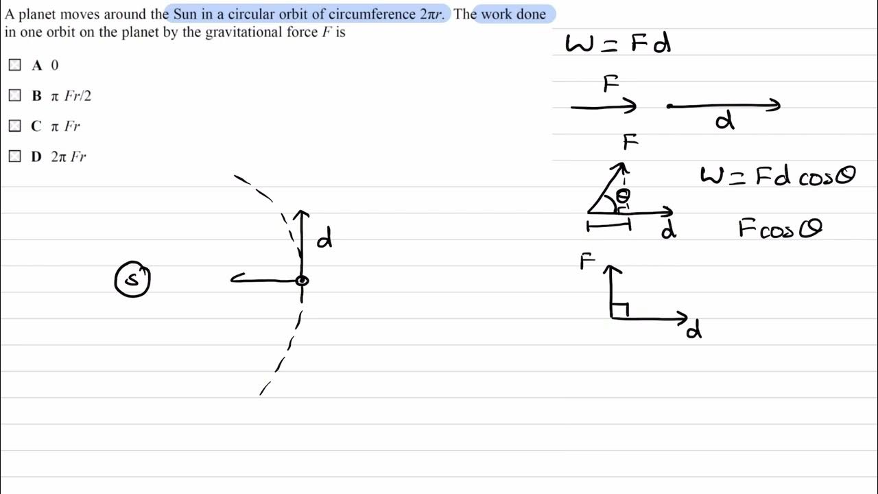 Gravitational Fields Exam Questions - A Level Physics AQA, Edexcel, OCR A (level 1) - YouTube