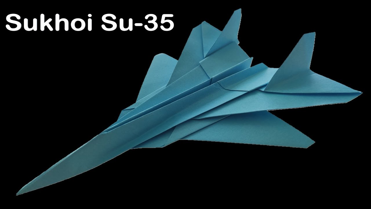 How to make a cool paper plane origami - Best Origami Paper Jet ...