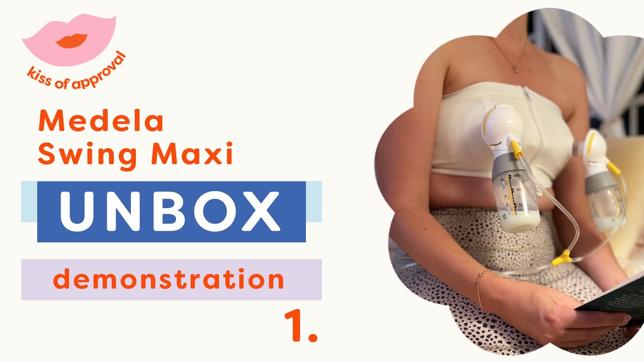 Medela Swing Maxi Double Breast Pump unboxing - YouTube