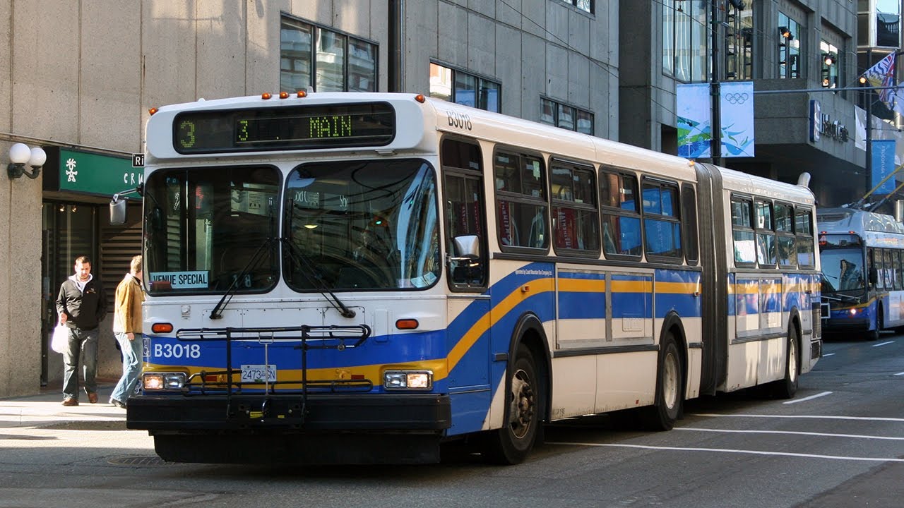 1991 New Flyer Industries Articulated bus model D60 Translink CMBC 2010 ...