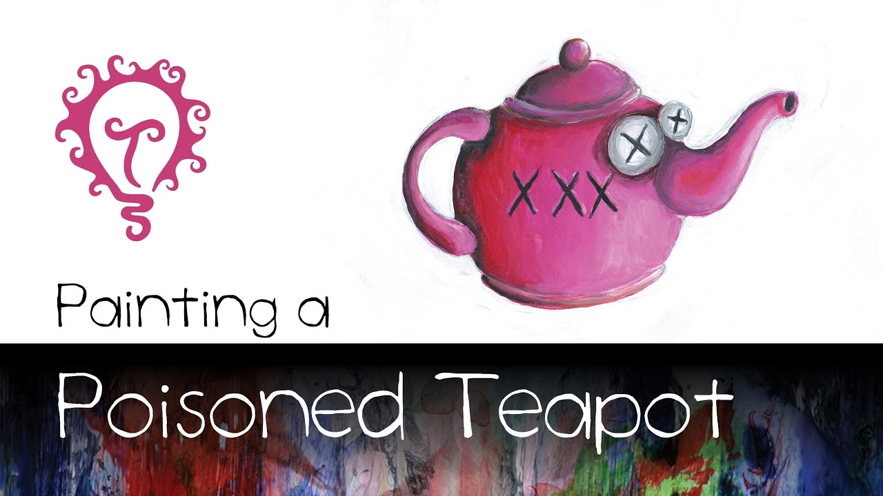 Painting a Poisoned Teapot - YouTube