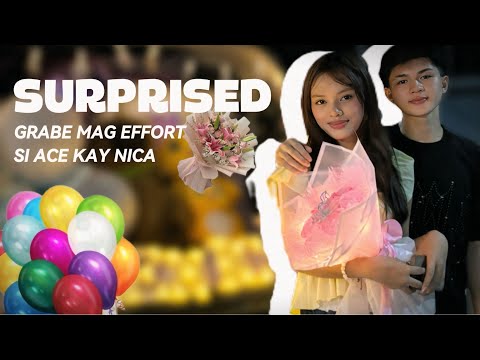 GRABE ANG SURPRISED NI ACE KAY NICA! *Nakakakilig