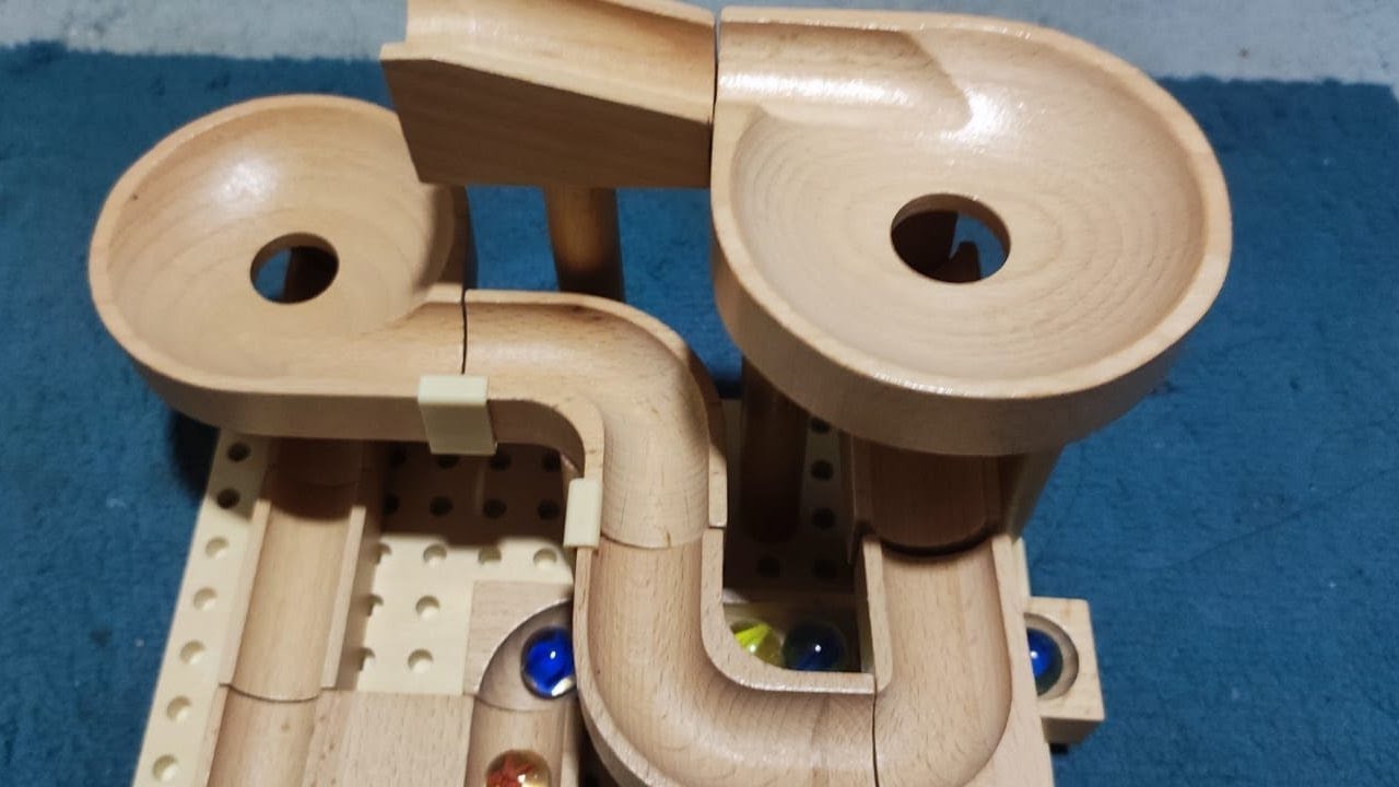 SATISFYING MARBLE RUN #ASMR #MARBLE - YouTube