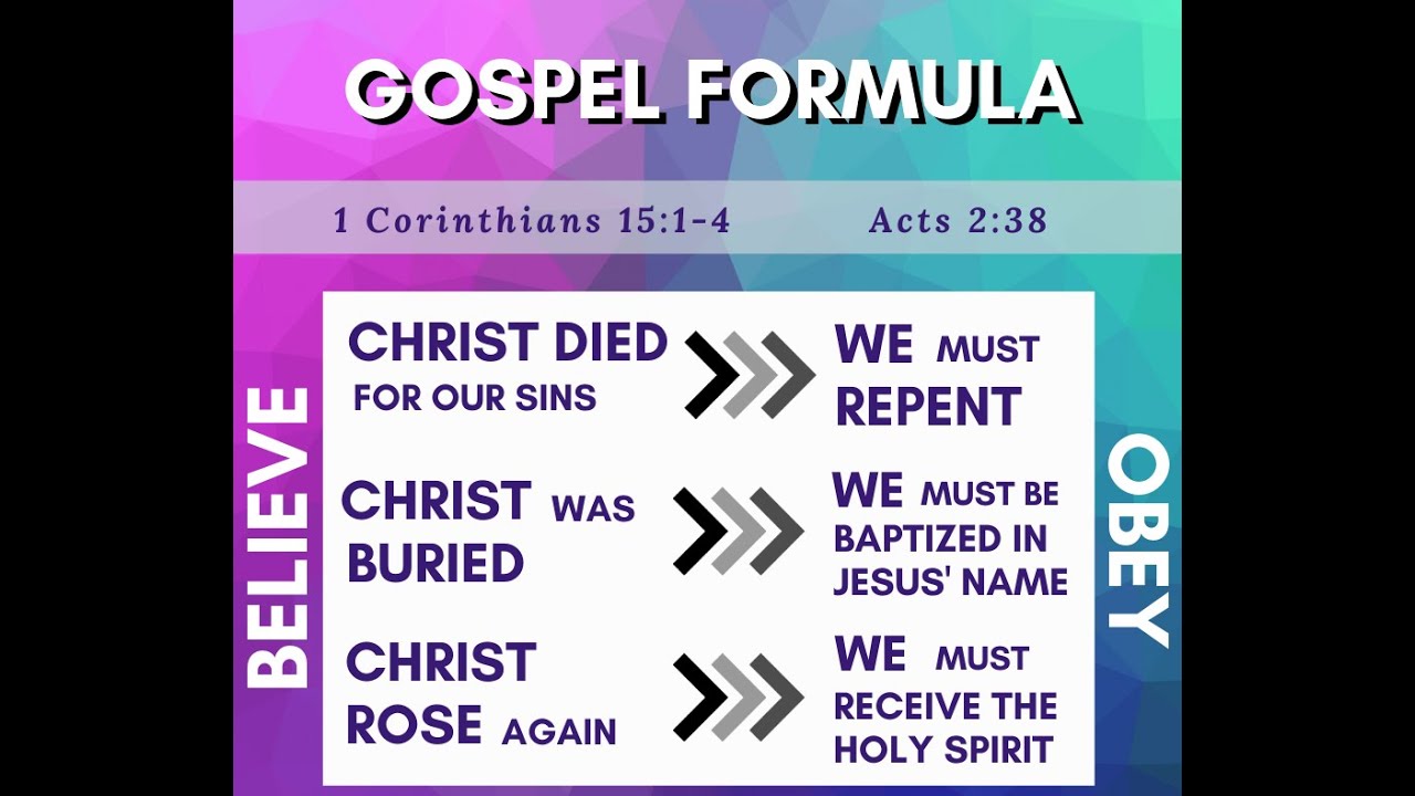 Gospel Formula - YouTube