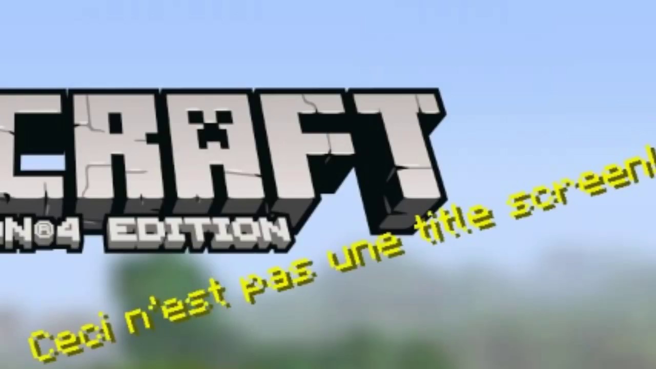 MINECRAFT PS3 PS VITA XBOX WII U lA DERNIÈRE MISE A JOUR SERA LA TU70 ...