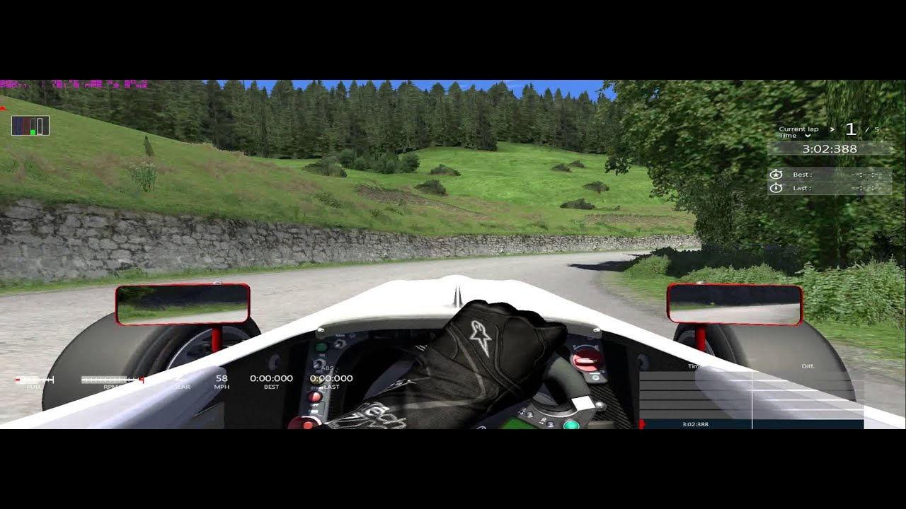 Assetto Corsa - Joux Plane Mod - Tatuus Formula Abarth - YouTube