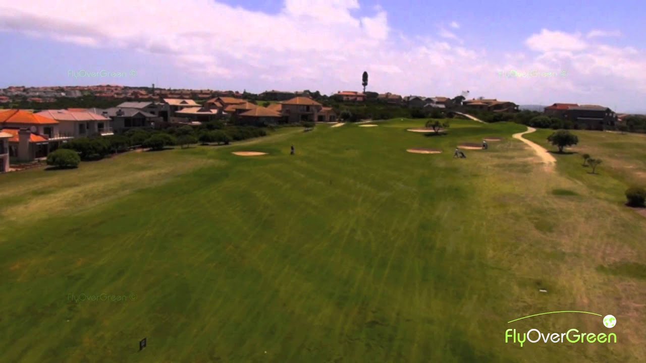 Mossel Bay Golf Club - drone aerial video - Mossel Bay Course - Hole#01 ...