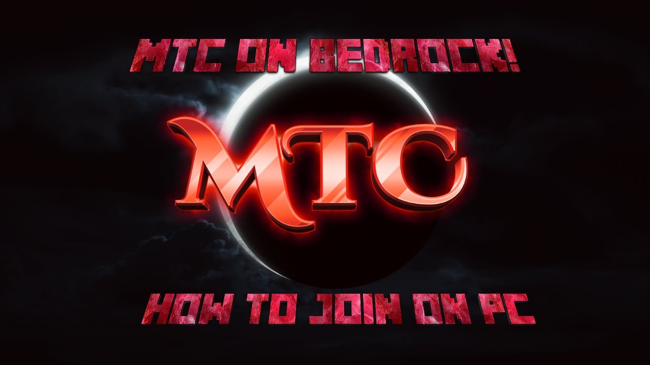 How to join MTC on Bedrock (PC)! - YouTube