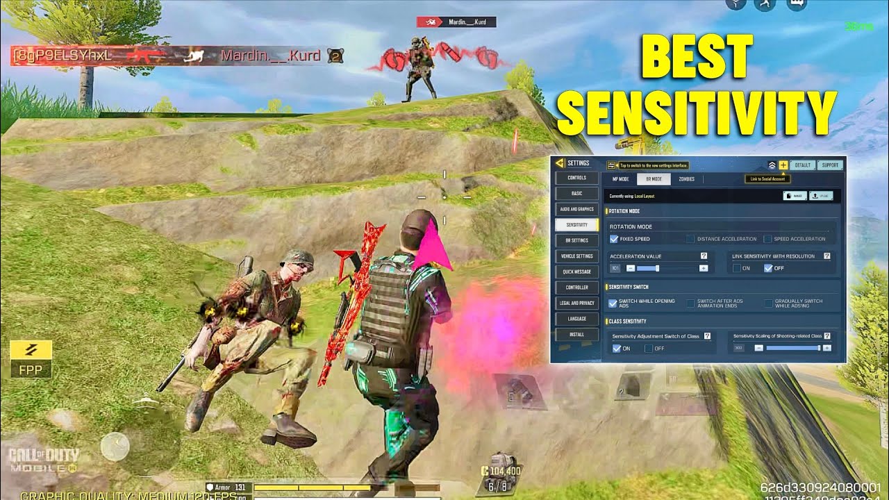 *NEW* SEASON 9 UPDATED BEST SENSITIVITY SETTINGS + HUD FOR EVERYONE IN ...