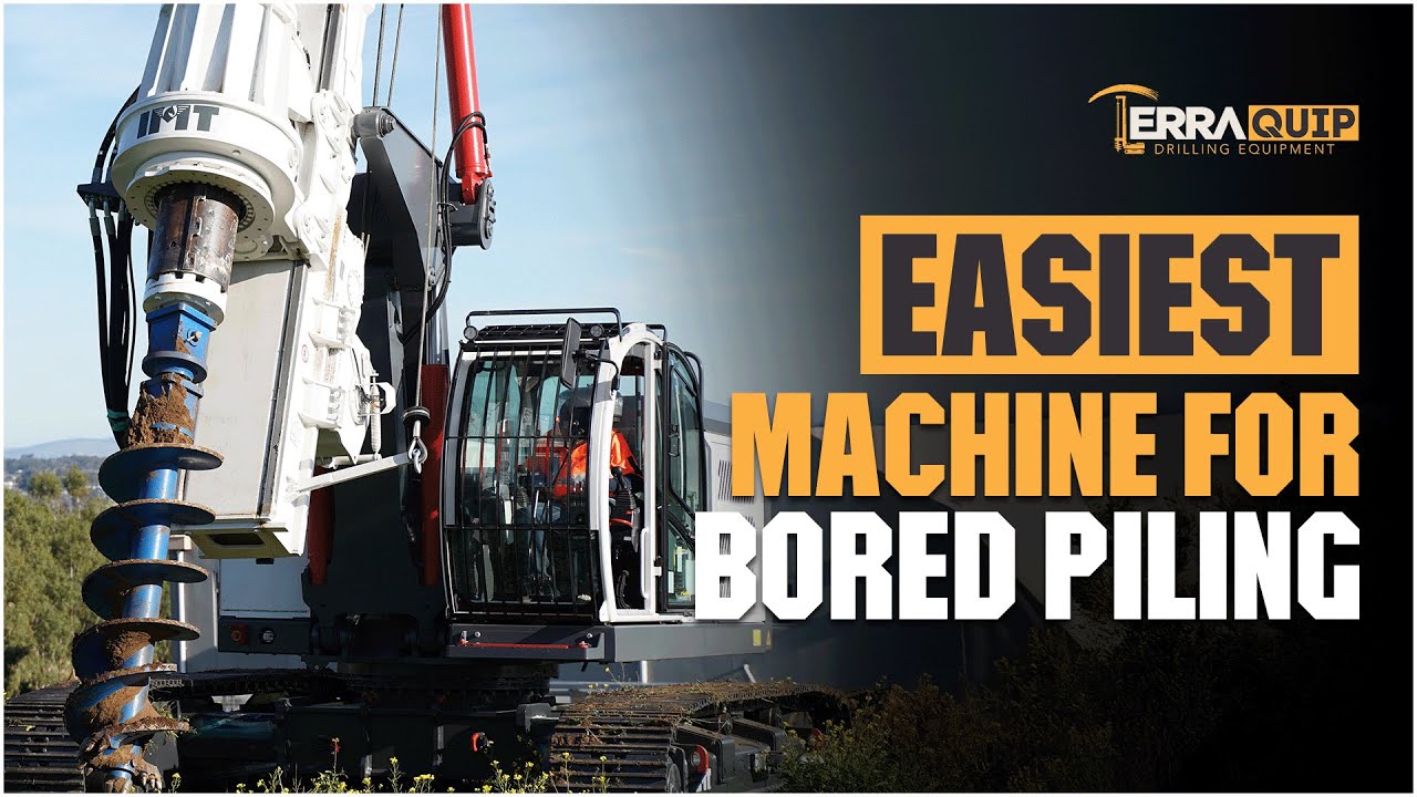 Operator first time drilling on IMT A140 Piling Rig - YouTube