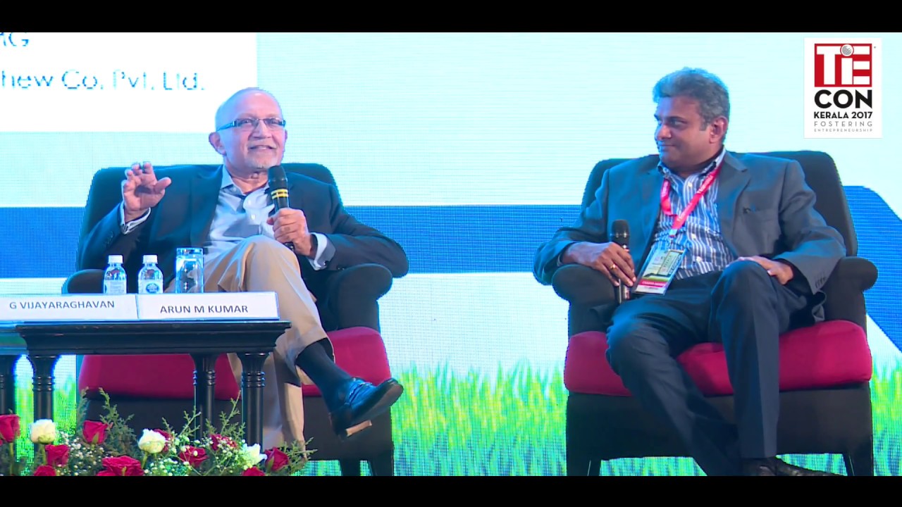 Arun M Kumar, Chairman and CEO, KPMG -TiECON Kerala 2017 - YouTube