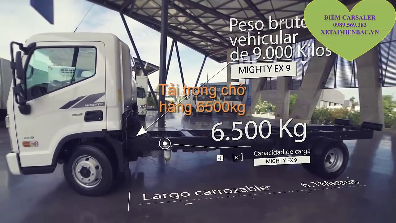 XE HYUNDAI MIGHTY EX9 2019... - YouTube