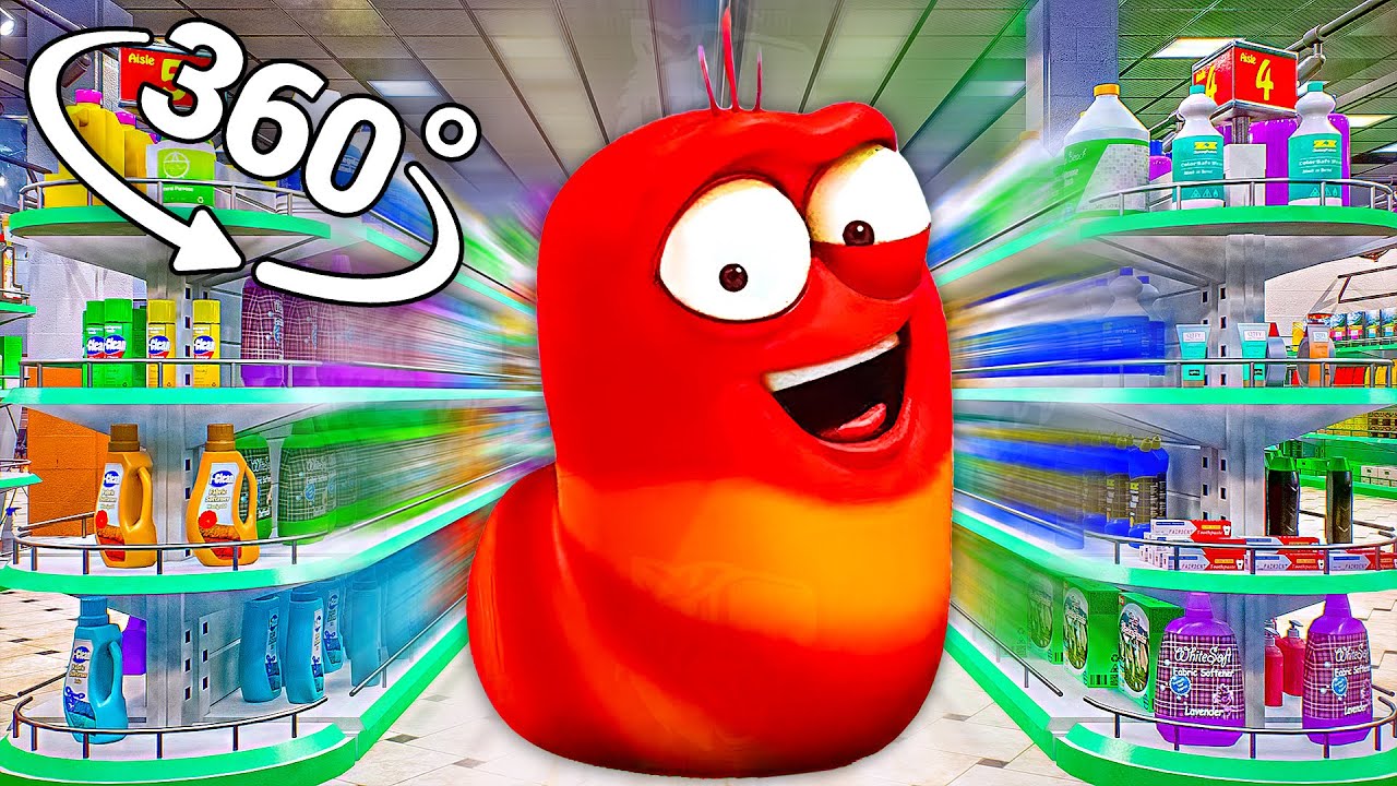 Red Larva oi oi oi - Supermarket in 360° Video | VR / 8K | ( Red Larva ...