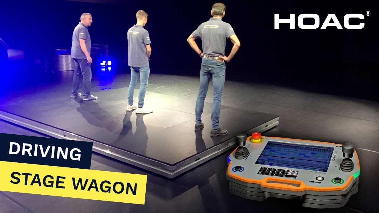 Mobile stage wagon for fantastic productions on stage by HOAC Stage ...