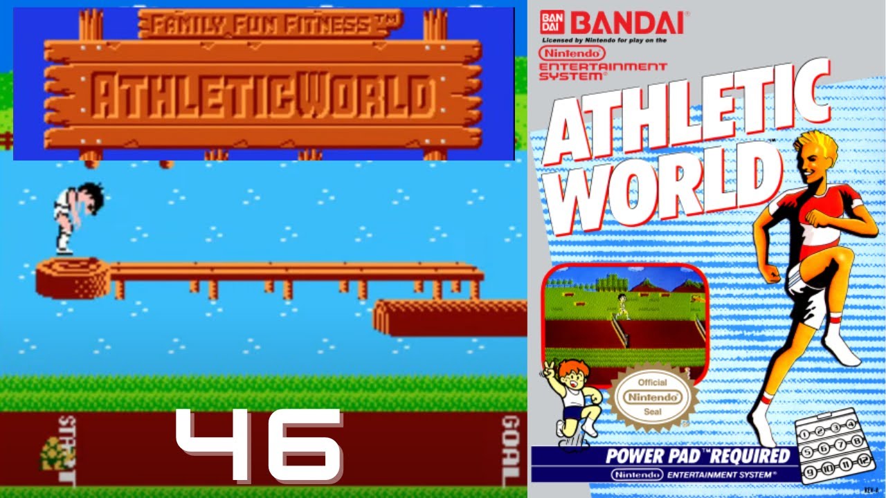 Athletic World (Family Fun Fitness) | Dad & Son Playing All Nintendo ...