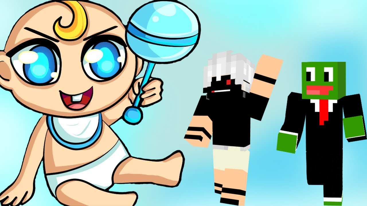 ماين كرافت لقينه اكبر طفل بل عالم اني و @Rahumi الورع 🐸💚 - YouTube