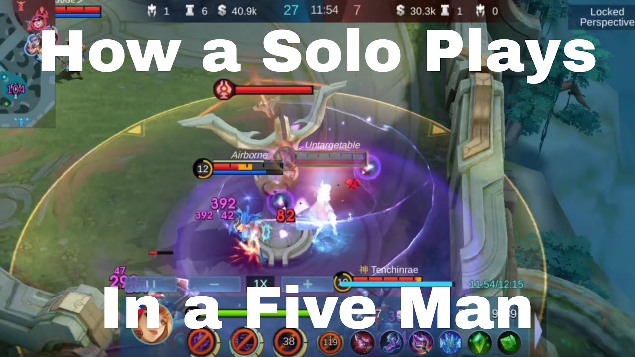 Inside the mind of a solo playing in a five man in MLBB - YouTube