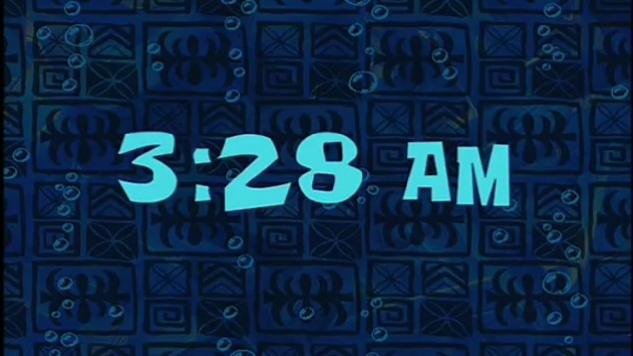 Spongebob Squarepants - 3:28 AM - YouTube