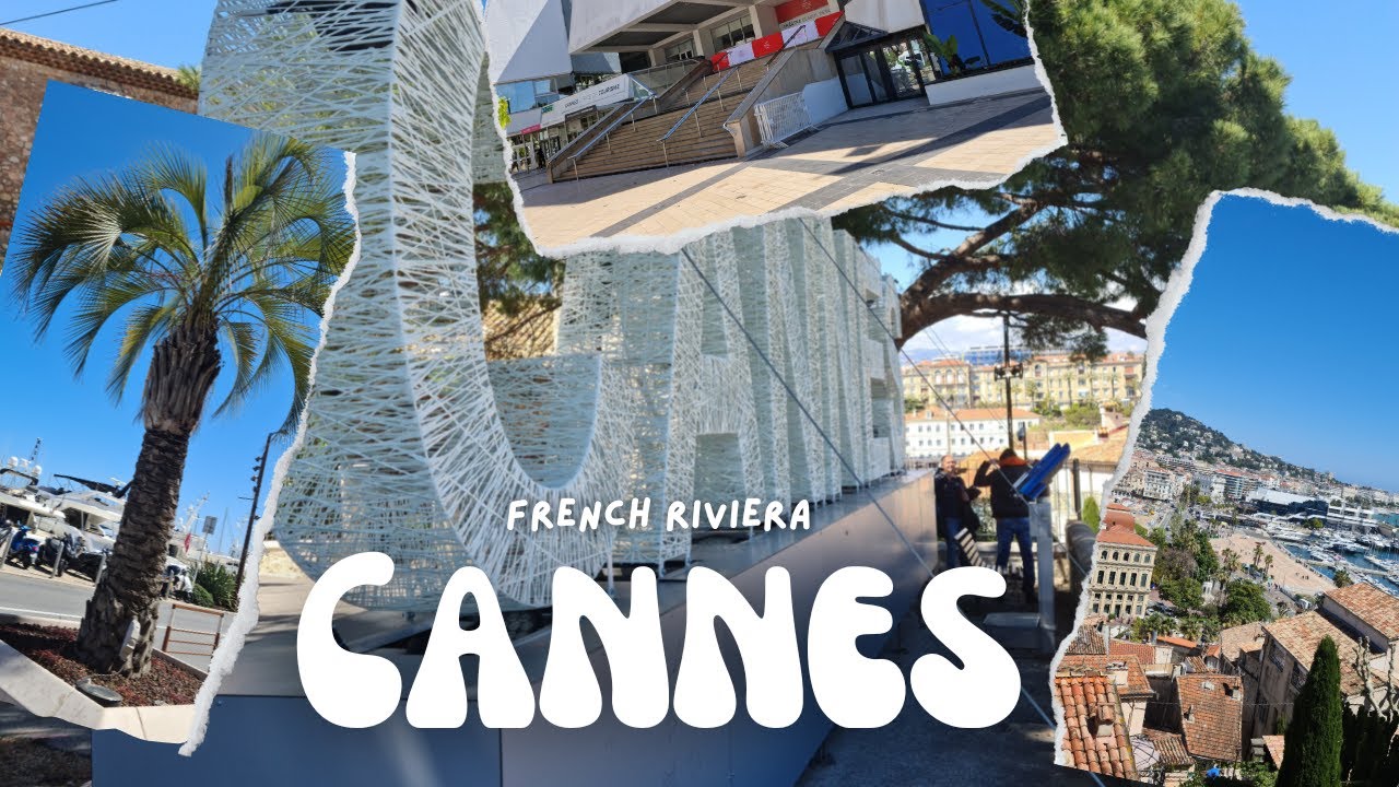 Walking tour Cannes 4k ::: Port of Cannes ::: #frenchriviera #cannes # ...