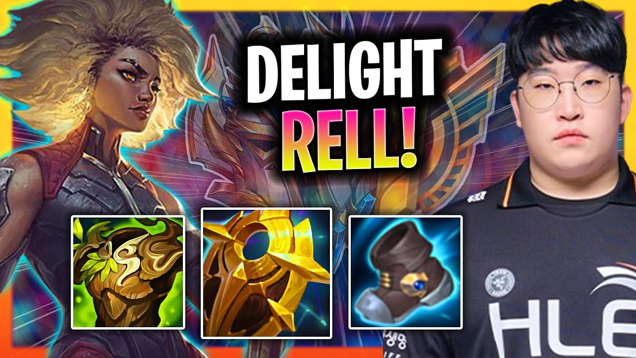 DELIGHT PERFECT GAME WITH RELL! | HLE Delight Plays Rell Support vs ...