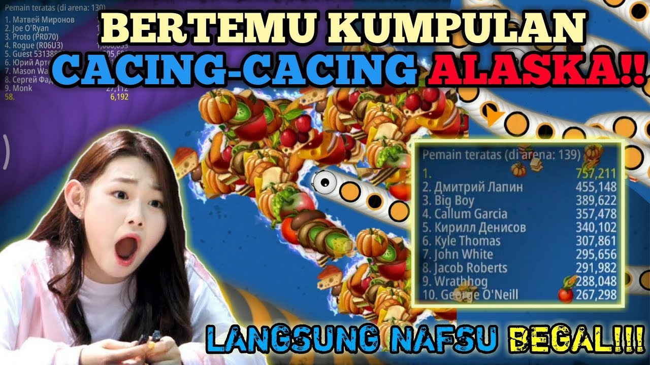 Bertemu KUMPULAN Cacing Besar Alaska!!! Scor 4.000.000.000+ | Worms ...