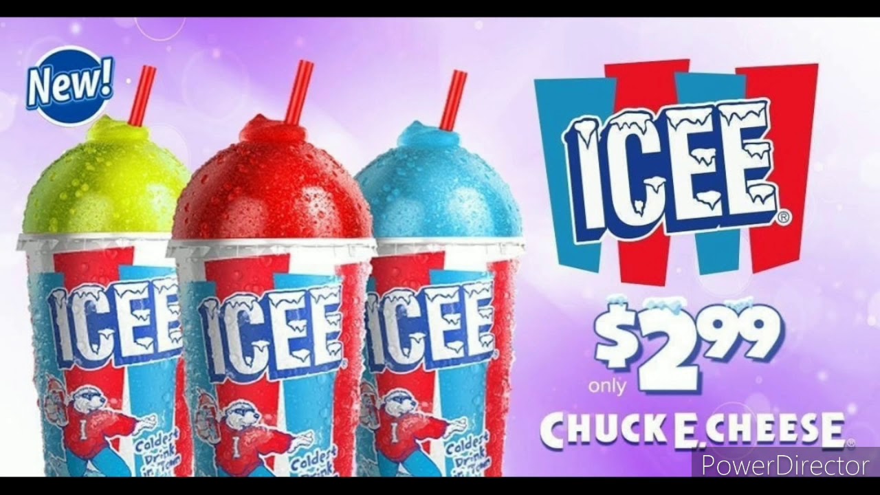 Chuck E Cheese's *NEW* ICEE!! (2021)💛 💙 - YouTube
