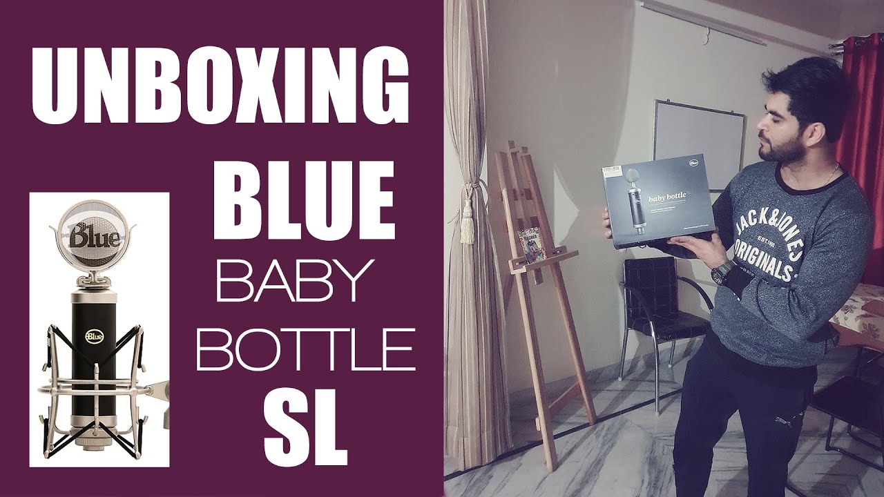 Unboxing Blue Baby Bottle SL Condenser Microphone || Music Production ...