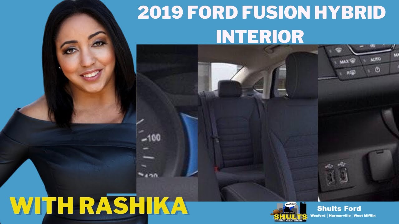 Interior 2019 Ford Fusion Hybrid - YouTube