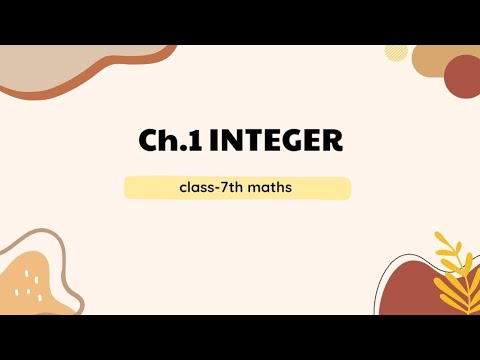 CH1.INTEGER|MATHS|CLASS-7th|PART-13| EXERCISE1.3|#ncert#gseb#class7thmaths#cbsemaths - YouTube