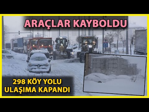 Bitlis'te Kar Kalınlığı, 1 Metreyi Aştı