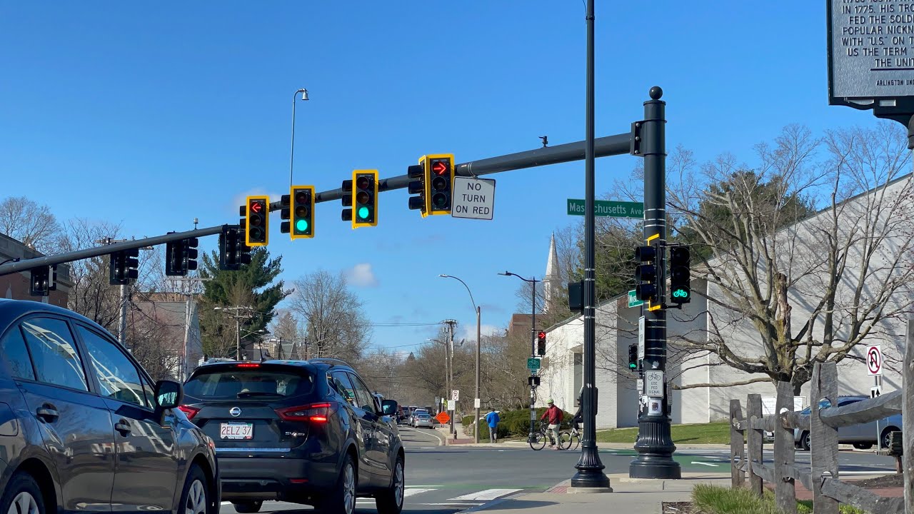 Unique traffic signal with restricted turning movements and bicycle ...