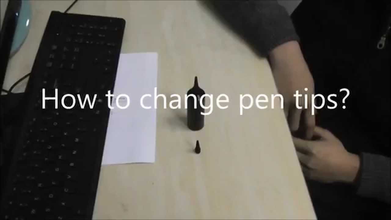How to change pen tips? - YouTube