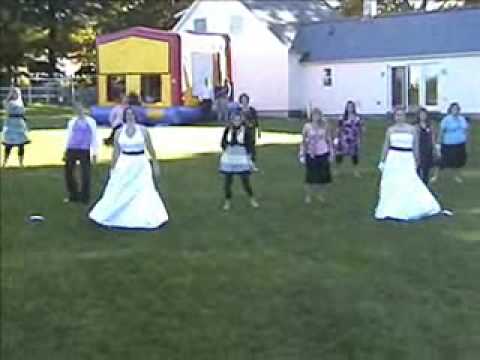 Lesbian Wedding First Dance Breaks into Thriller