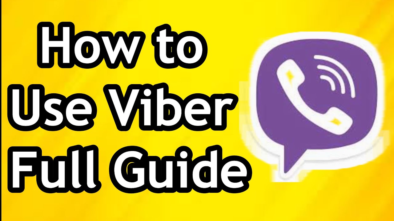 How to Use Viber - Full Guide - YouTube