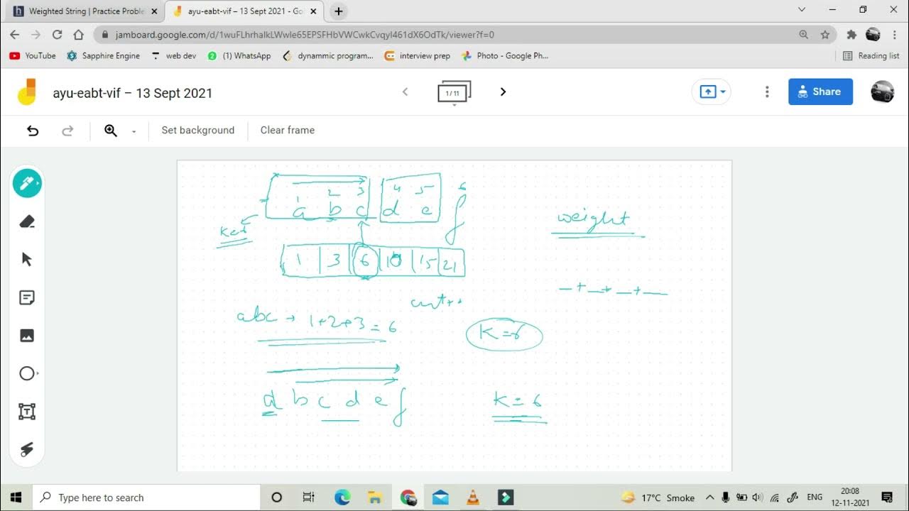 Weighted String || Hackerearth || Trilok Kaushik || Vasu || Tejus || GeeksMan - YouTube