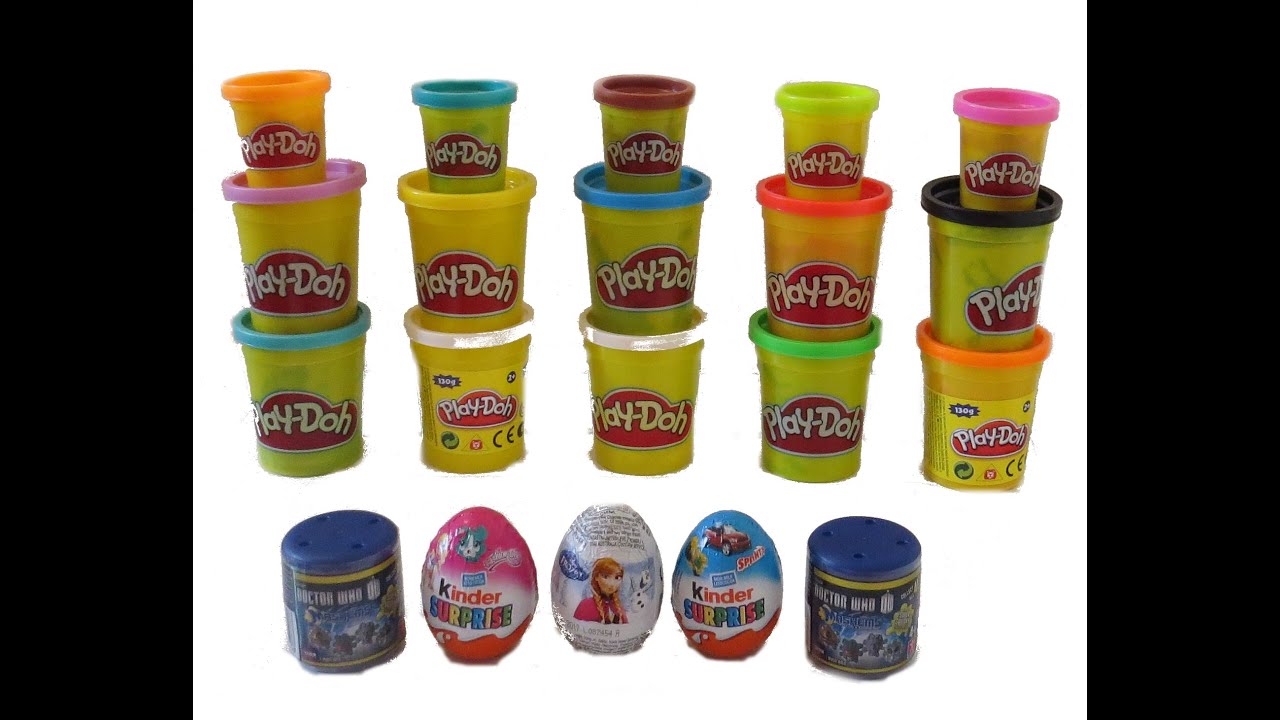 Kinder Surprise, Disney Frozen Eggs and Doctor Who Mashems! - Surpresa ...