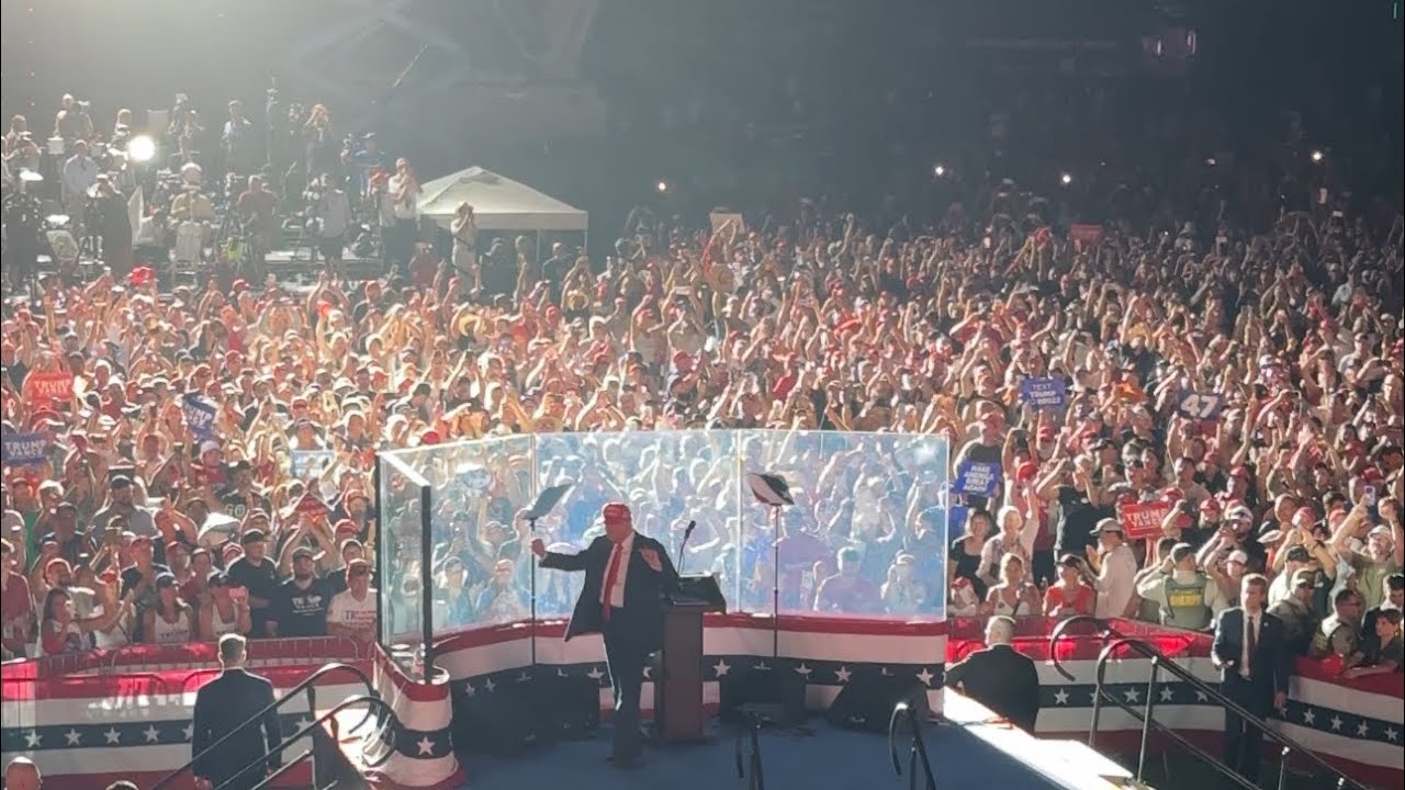 President Trump’s victory dance at Coachella, CA - YouTube
