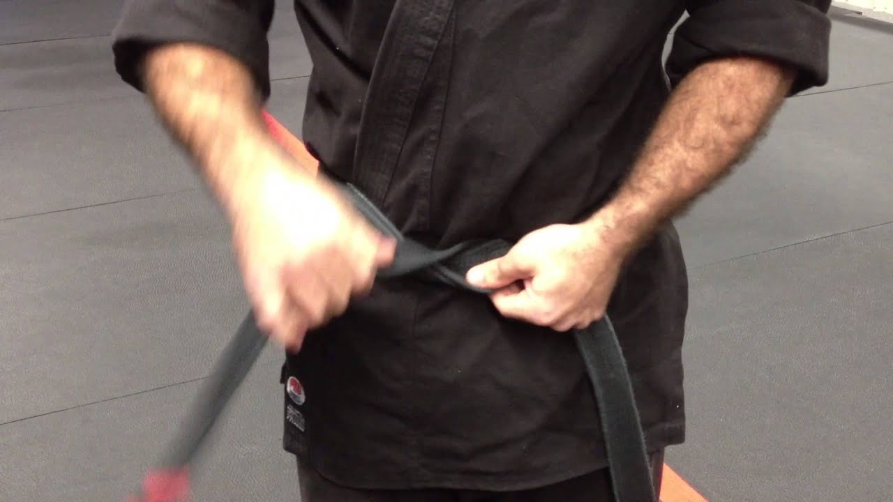 Belt Tying Tutorial - YouTube