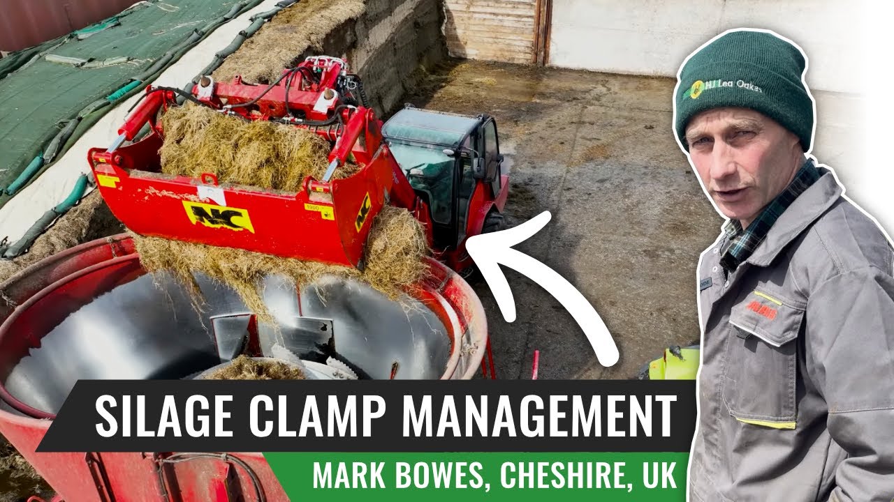 Silage Clamp Management with Mark Bowes, Cheshire, UK - YouTube