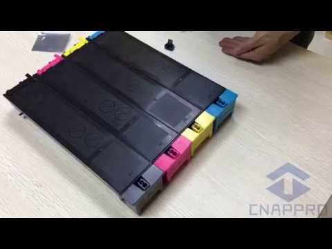 The way to Reset Toner chip for SHARP MX-C38GT Toner cartridge of SHARP MXC311 MXC381 Copier ...